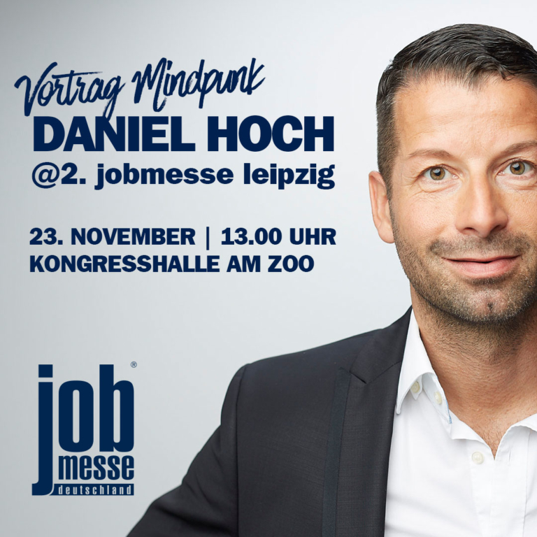 Daniel Hoch bei der Jobmesse Leipzig 2019